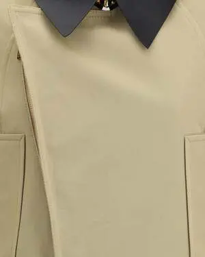 Givenchy Cropped Cotton And Wool Caban Jacket - Beige