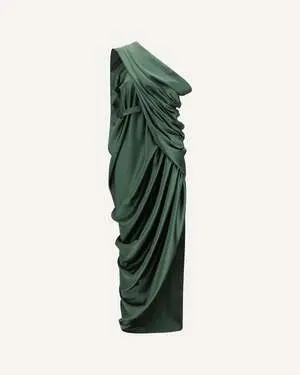 VIVIENNE WESTWOOD Draped Midi Dress