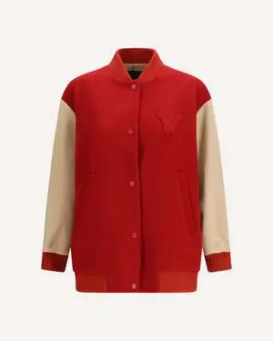 Max Mara Oversized Bomber In Double Wool