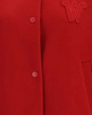 Max Mara Oversized Bomber In Double Wool
