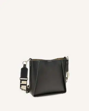 Stella McCartney Logo Shoulder Bag - Black