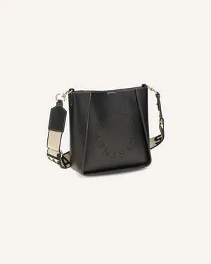 Stella McCartney Logo Shoulder Bag - Black