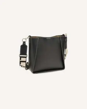 Stella McCartney Logo Shoulder Bag - Black