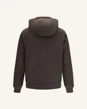 Brunello Cucinelli Nylon Down Jacket With Removable Hood