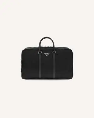 Prada Travel Bag In Re-nylon And Saffiano Leather