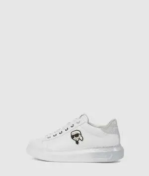 Karl Lagerfeld Ikon Nft Kapri Ombre Leather Sneakers - White