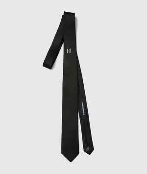 Karl Lagerfeld Monogram Neck Tie - Black