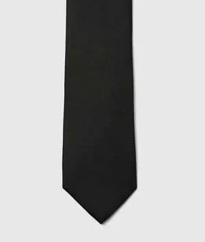 Karl Lagerfeld Monogram Neck Tie - Black