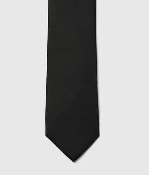 Karl Lagerfeld Monogram Neck Tie - Black