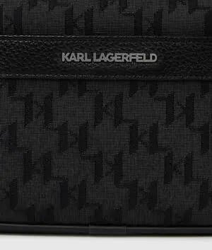 Karl Lagerfeld K/monogram Jacquard Camera Bag