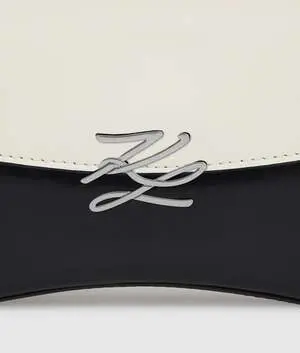 Karl Lagerfeld K/autograph Twist Color-block Crossbody Bag