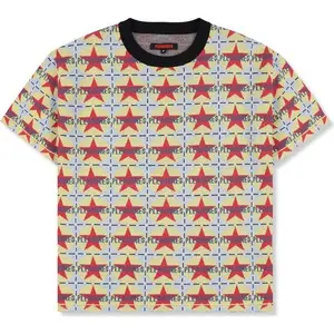 PLEASURES Tabs Cotton Jacquard T-shirt - Black Multi