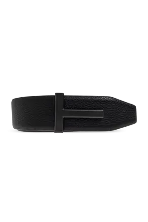 TOM FORD Leather Belt - Black