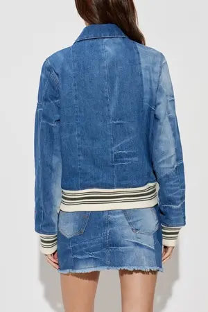 Kenzo Denim Jacket With 'vintage' Effect