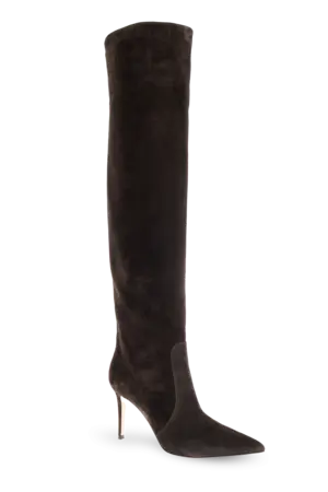 GIANVITO ROSSI Suede Heeled Boots "hansen