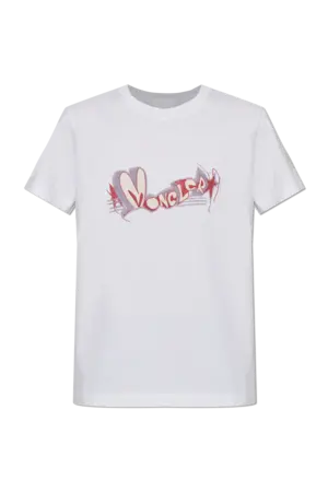 Moncler T-shirt With Printed Logo
