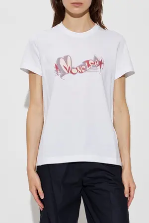 Moncler T-shirt With Printed Logo