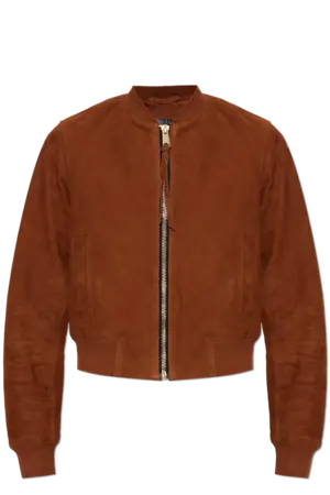 ALLSAINTS Orten' Suede Jacket - Brown