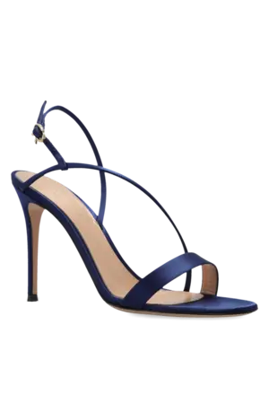 GIANVITO ROSSI Satin Heeled Sandals "manhattan