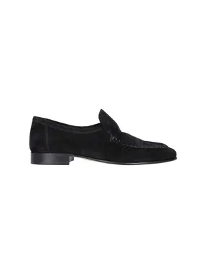 THE ROW New Soft" Loafers - Black