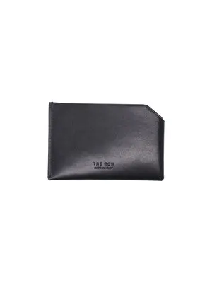 THE ROW Leather Wallet - Black
