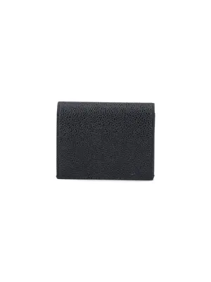 Thom Browne Leather Wallet - Black