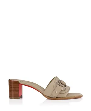 CHRISTIAN LOUBOUTIN Her In Roma Mule Mule Sandals - Saharienne