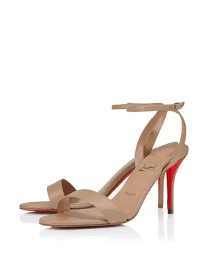 CHRISTIAN LOUBOUTIN Miss Z Strappy Stilettos - Blush