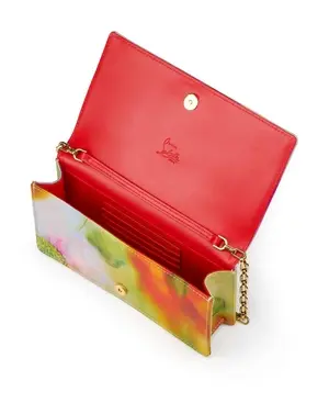 CHRISTIAN LOUBOUTIN Bettina Clutch With Gold Embellishment