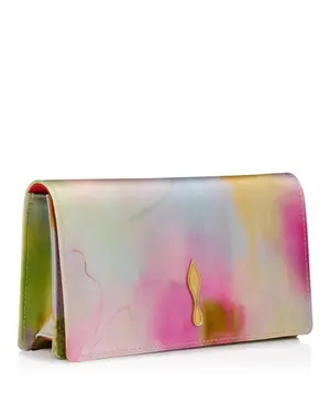 CHRISTIAN LOUBOUTIN Bettina Clutch With Gold Embellishment