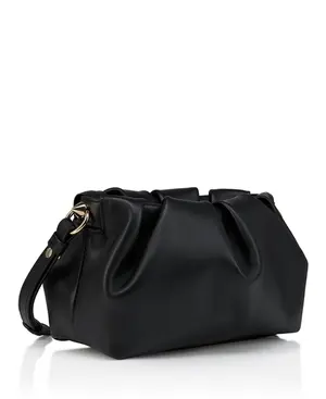 CHRISTIAN LOUBOUTIN Eva Mini Leather Shoulder Bag - Black