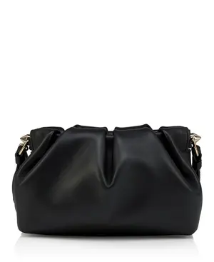 CHRISTIAN LOUBOUTIN Eva Mini Leather Shoulder Bag - Black