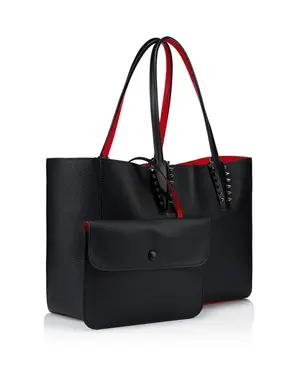 CHRISTIAN LOUBOUTIN Cabata Small Tote Bag - Black