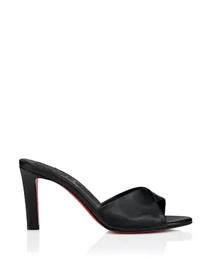 CHRISTIAN LOUBOUTIN Fanny Slide Mule Sandals - Black