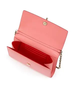 CHRISTIAN LOUBOUTIN Bettina Chain Wallet - Grapefruit