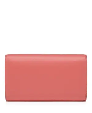 CHRISTIAN LOUBOUTIN Bettina Chain Wallet - Grapefruit