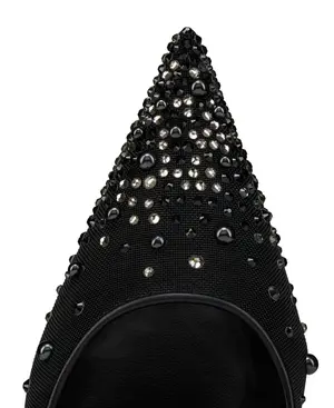 CHRISTIAN LOUBOUTIN Miss Z Degrastrass Perla Pumps - Black