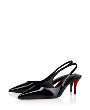 CHRISTIAN LOUBOUTIN Miss Z Sling Back Pumps - Black
