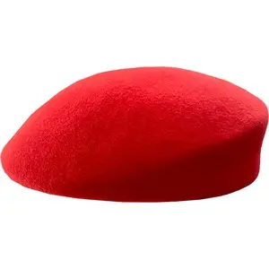 BINATA MILLINERY Felt Beret - Red