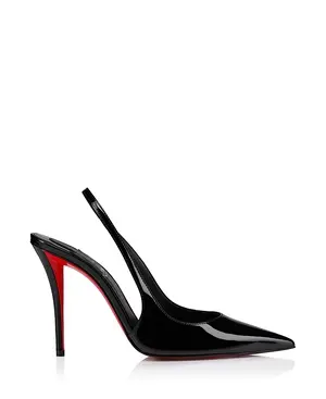 CHRISTIAN LOUBOUTIN Miss Z Sling Back Pumps - Black