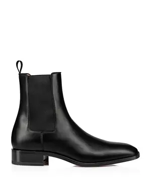 CHRISTIAN LOUBOUTIN Samson Chelsea Booties - Black