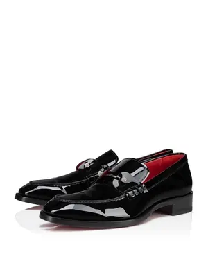 CHRISTIAN LOUBOUTIN Chambelimoc Strass Penny Loafers