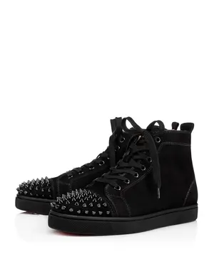 CHRISTIAN LOUBOUTIN Lou Spikes High Top Sneakers