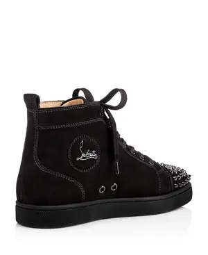 CHRISTIAN LOUBOUTIN Lou Spikes High Top Sneakers