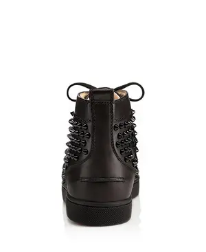 CHRISTIAN LOUBOUTIN Louis Spikes High Top Sneakers