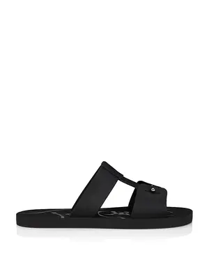 CHRISTIAN LOUBOUTIN Zakouski Rubber Sandals - Black