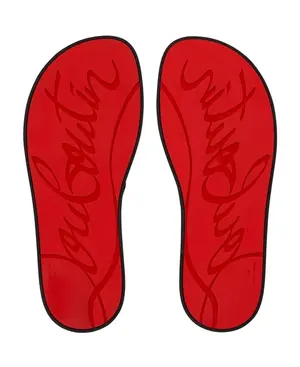 CHRISTIAN LOUBOUTIN Zakouski Rubber Sandals