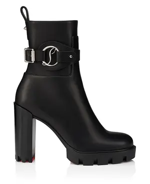 CHRISTIAN LOUBOUTIN Dianouchette Lug Ankle Boots