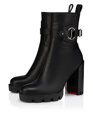 CHRISTIAN LOUBOUTIN Dianouchette Lug Ankle Boots