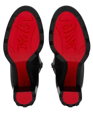 CHRISTIAN LOUBOUTIN Dianouchette Lug Ankle Boots